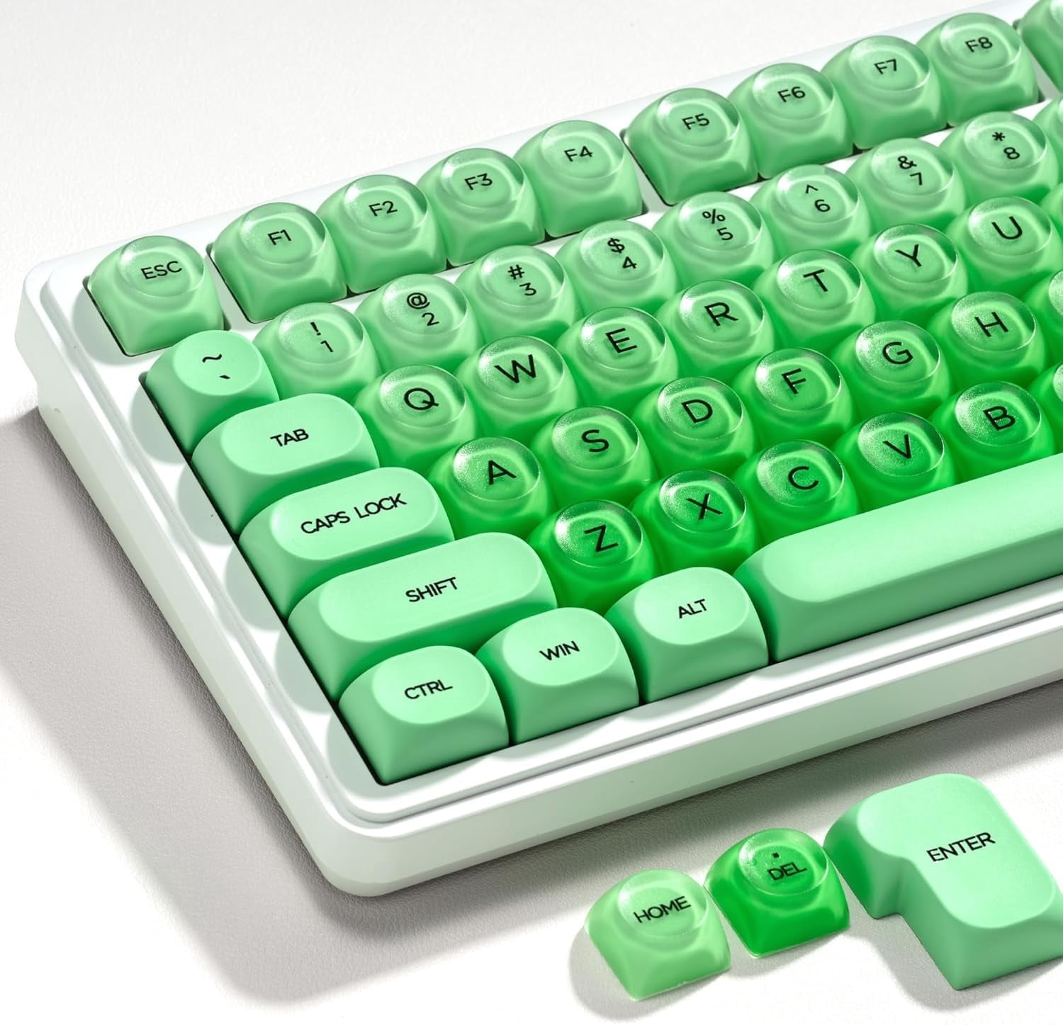 COSTOM PBT Keycaps, Jelly Keycaps Creamy MOA Profile, 132 Keys ...