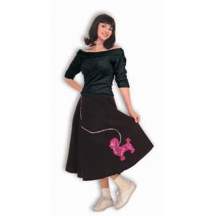 COSTUME-SOCK HOP TOP-BLACK - Walmart.com