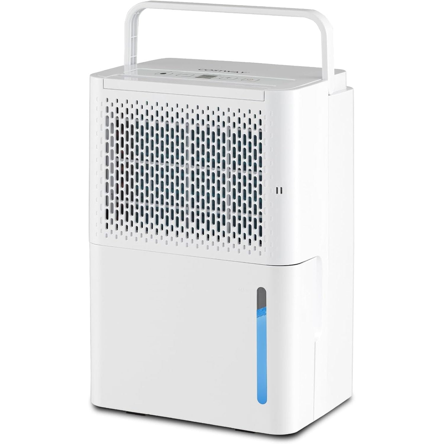 COSTWAY 2000 Sq. Ft Dehumidifier for Basement, 32 Pint Quiet & Energy ...