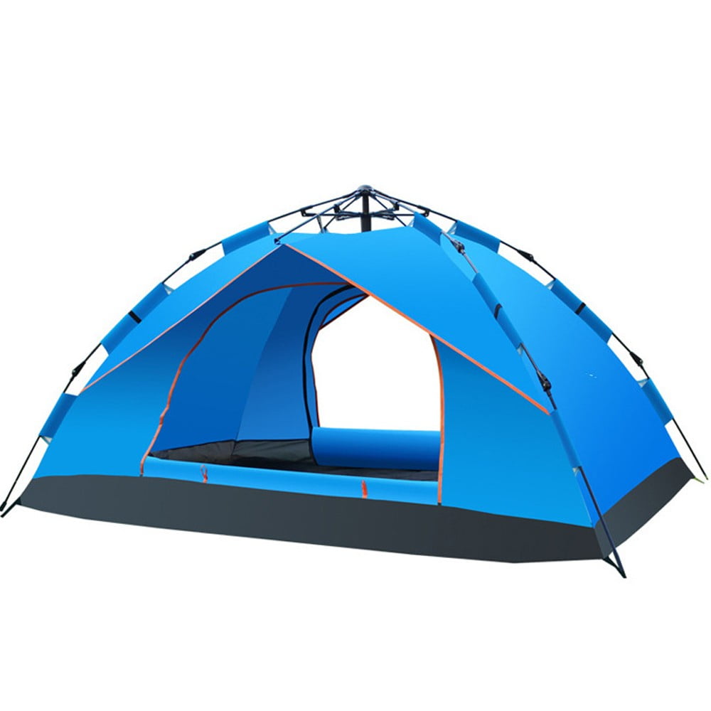 COSTYLE 3-4 Person Pop Up Camping Tents Waterproof Portable Dome Tent ...