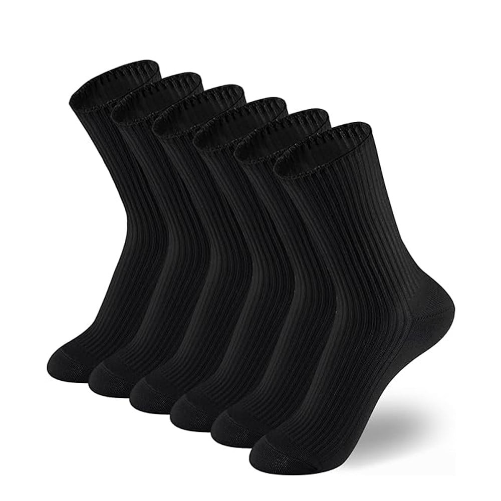 COSTYLE 6 Pairs Womens Cute Crew Socks Casual Athletic Aesthetic Socks ...