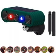 LINKPAL Solar Motion Sensor Alarm, LED Strobe Light, 110dB Alarm, IP65 ...