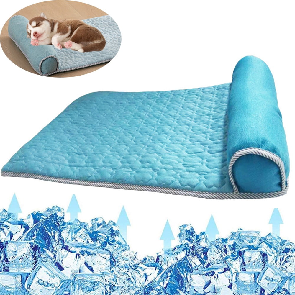 COSTYLE Summer Cooling Mat for Dogs Cats, Ice Silk Pet Self Cooling Mat ...