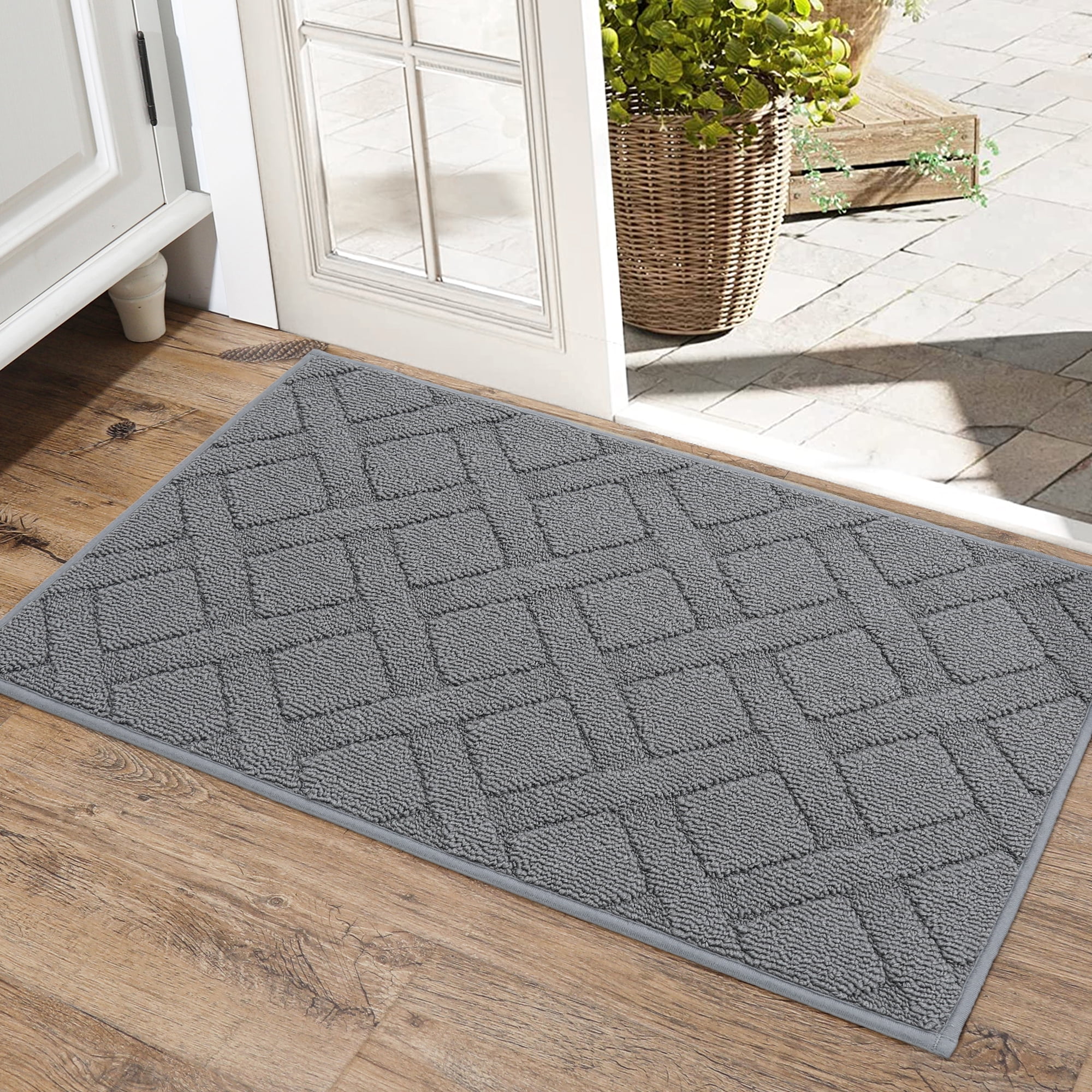 "COSY HOMEER 20""x32"" Indoor Doormat, Non-Slip, Absorbent, Low-Profile ...