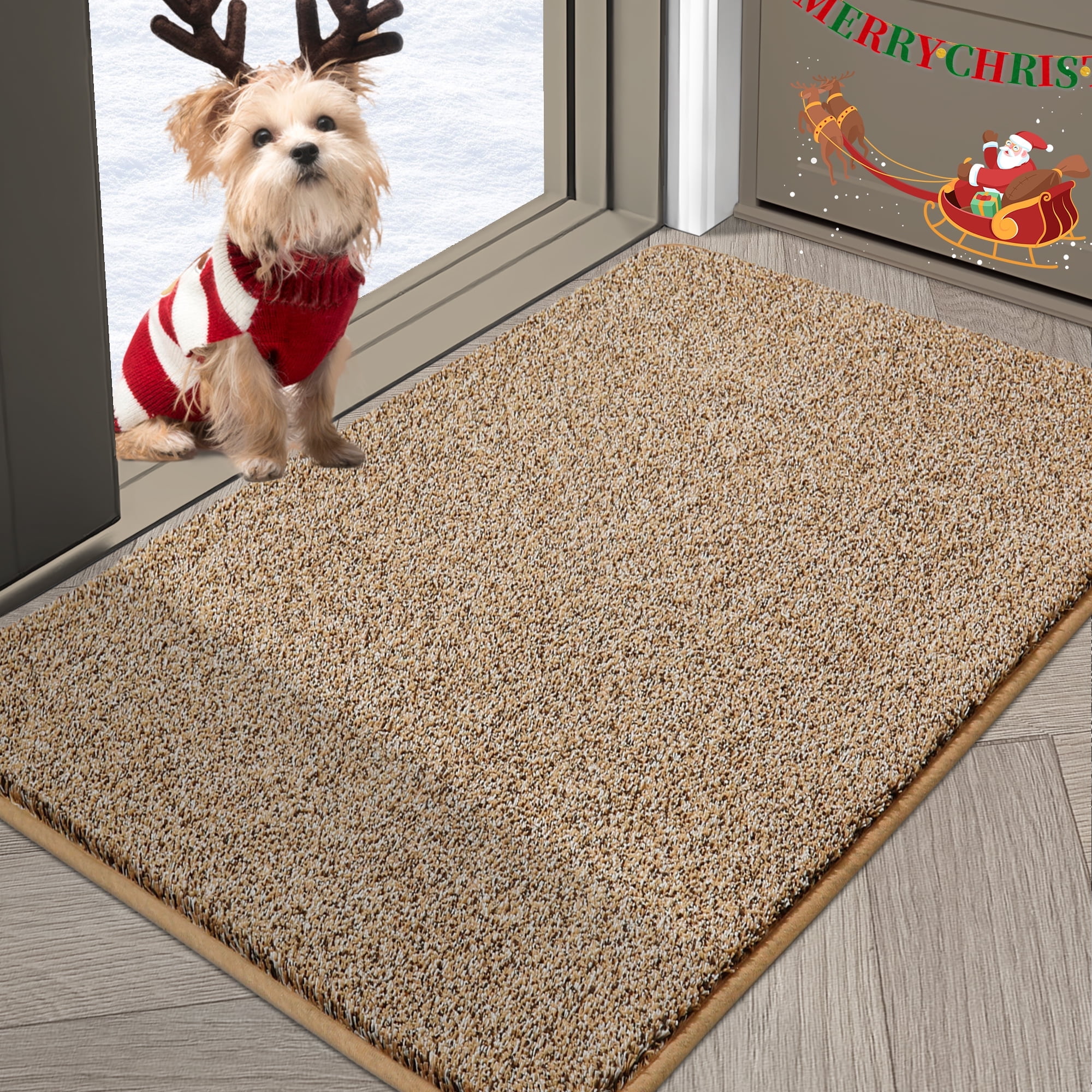 COSY HOMEER Doormat Indoor 32"x48", Soft and Absorbent Door Mat Non ...
