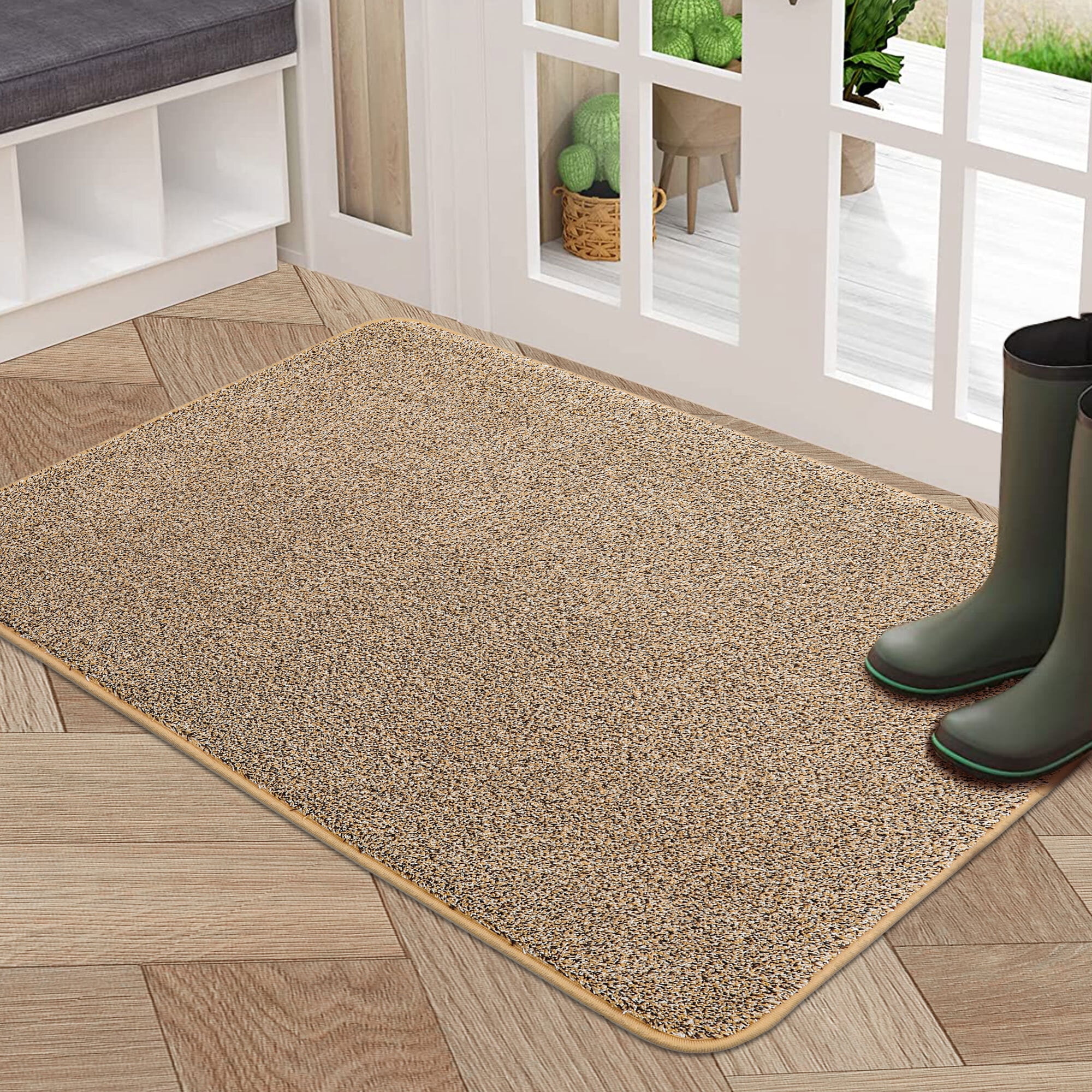 COSY HOMEER Doormat Indoor 32"x48", Soft and Absorbent Door Mat Non ...