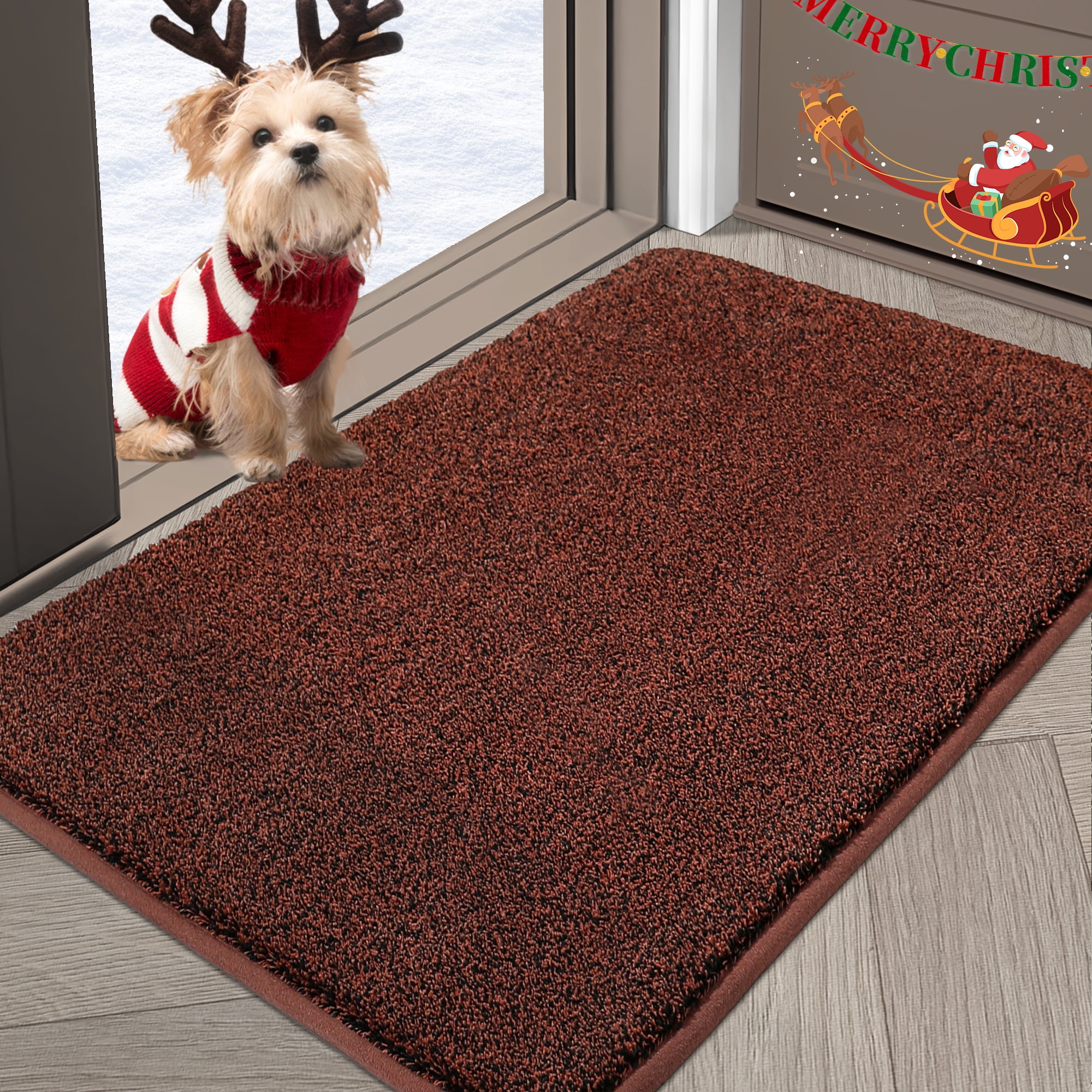 COSY HOMEER Doormat Indoor 32"x48", Soft and Absorbent Door Mat Non ...