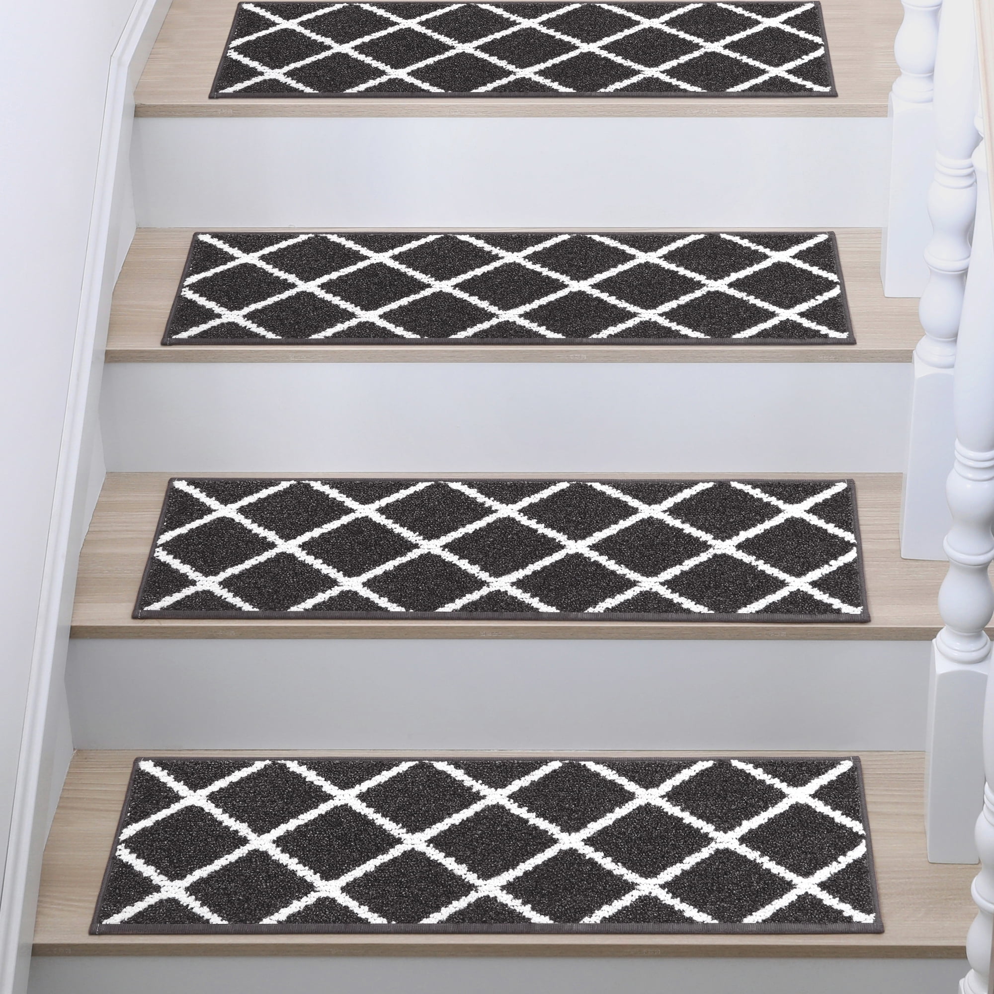 COSY HOMEER 28"x9" Non-Slip Stair Treads for Wood & Laminate Staircase ...