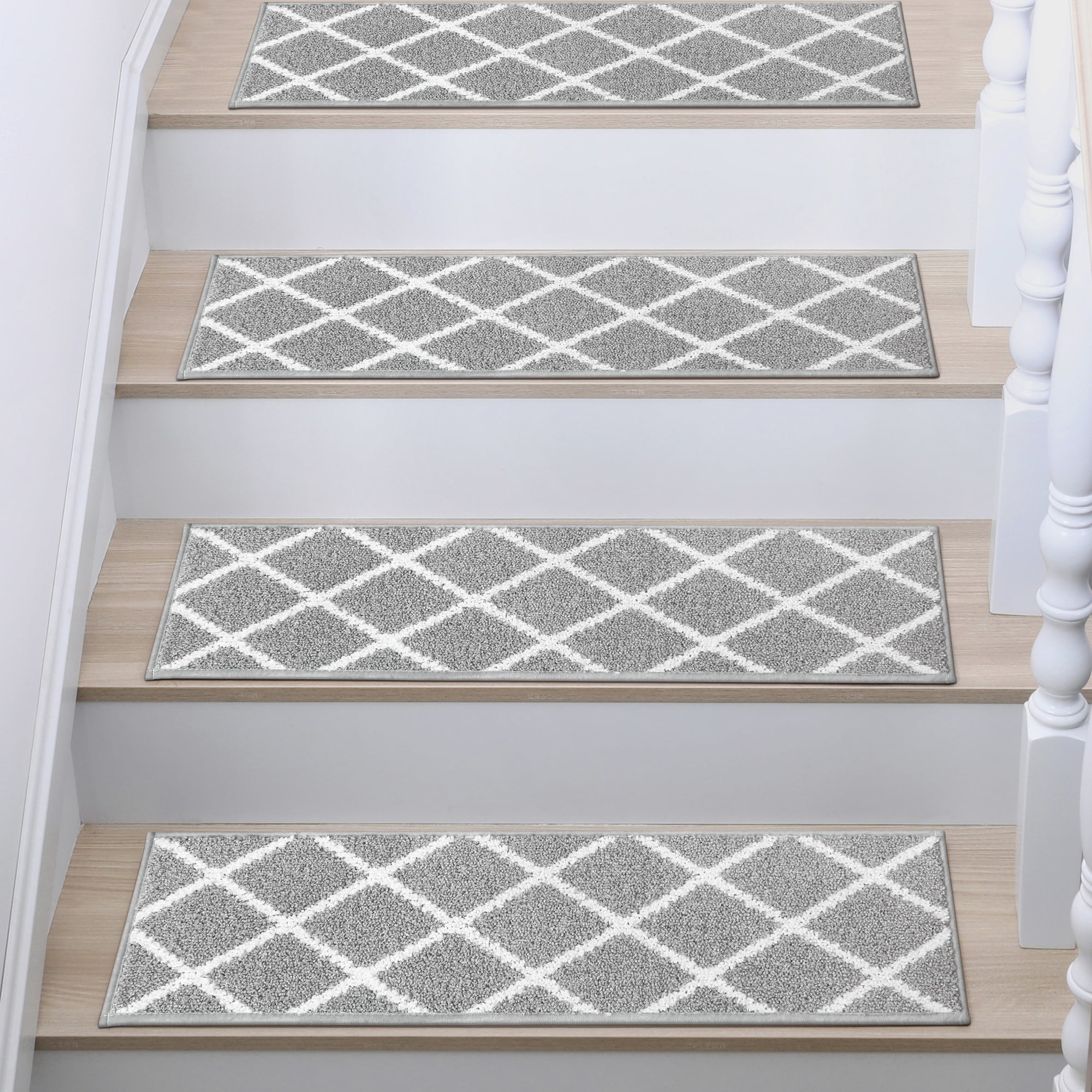 "COSY HOMEER 28""x9"" Non-Slip Stair Treads for Wood & Laminate Stairs ...