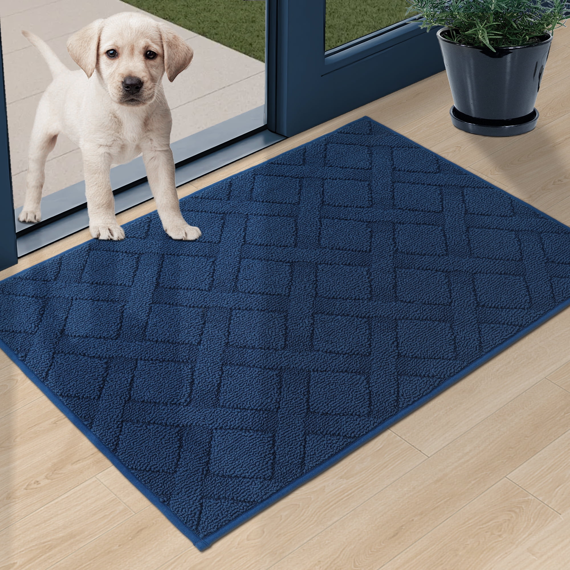 COSY HOMEER Indoor Dog Doormat, 24"x36", Non-Slip Front Door Mat for ...