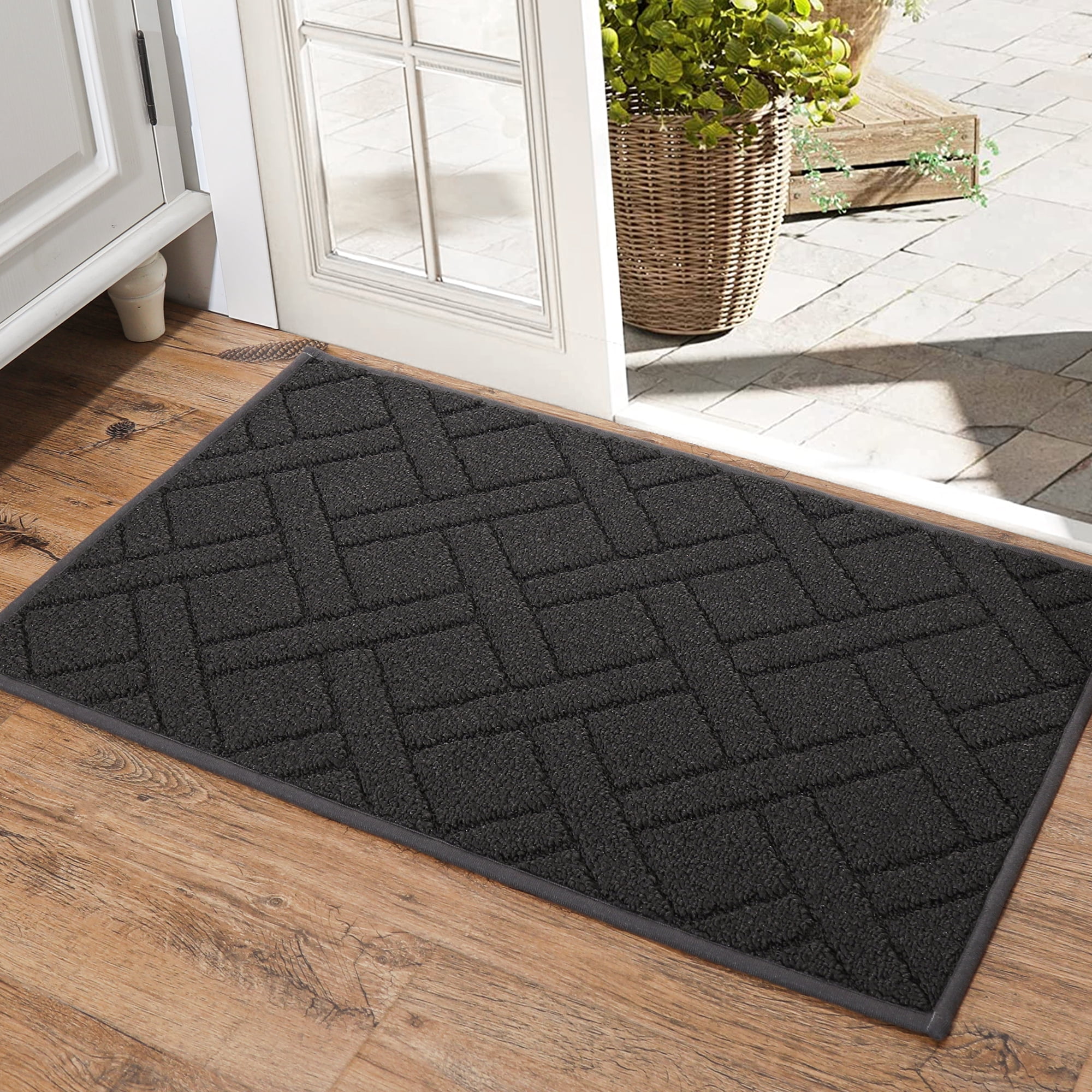 COSY HOMEER Indoor Doormat 20"x32", Front Back Door Mat Non-Slip TPR ...