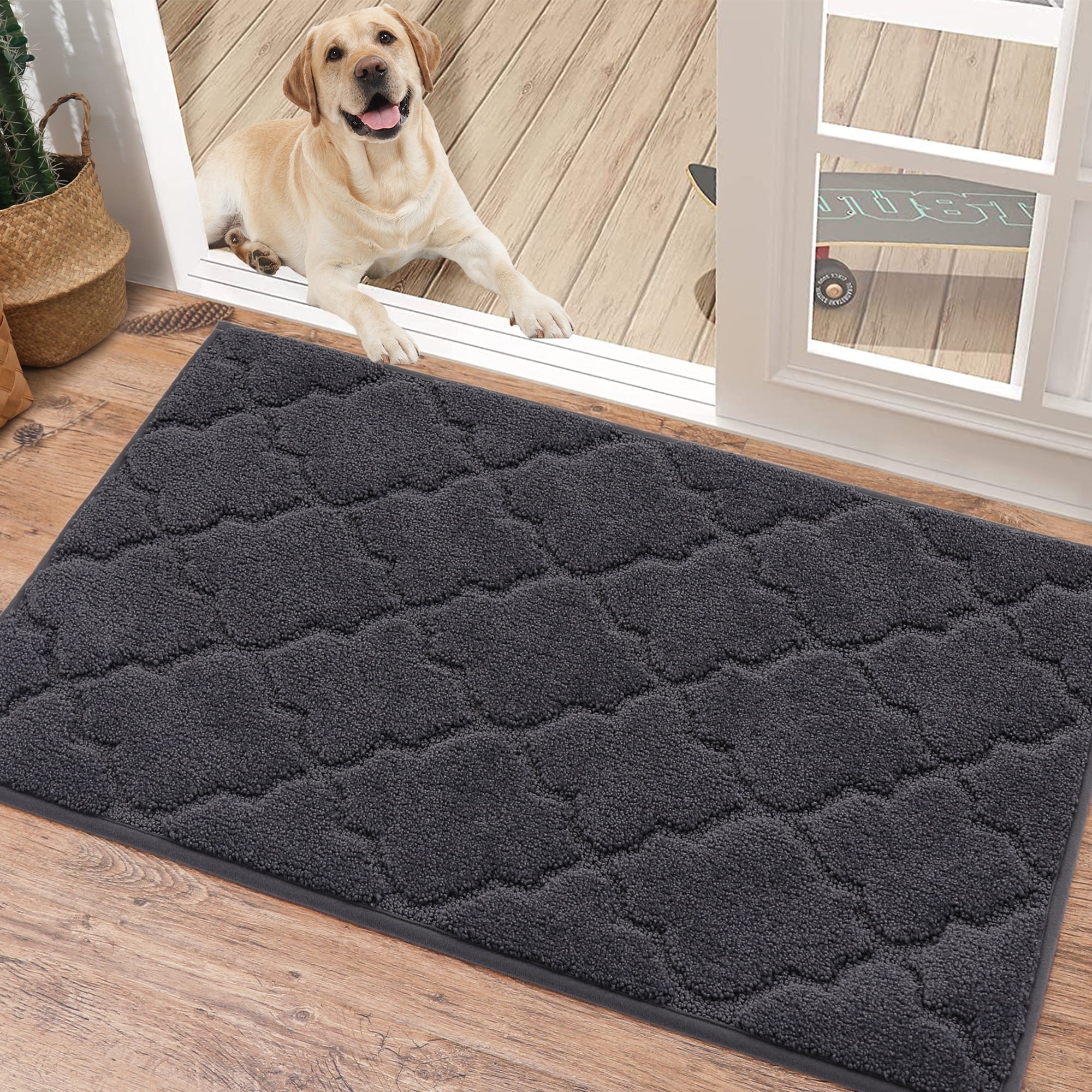 "COSY HOMEER 20""x32"" Indoor Doormat, Non-Slip, Absorbent, Washable ...