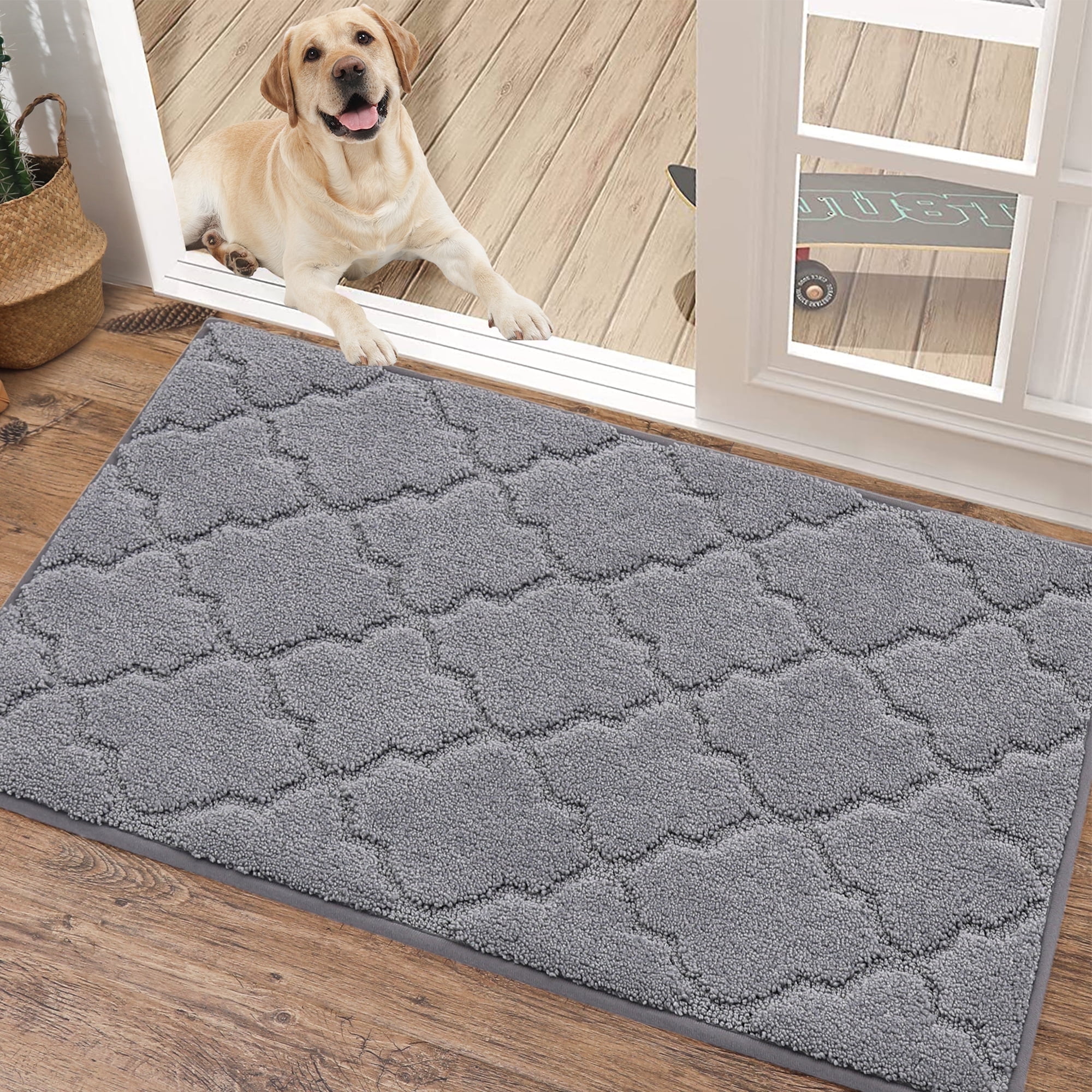 "COSY HOMEER 20""x32"" Entry Welcome Doormat, Indoor Non-Slip, Dirt ...