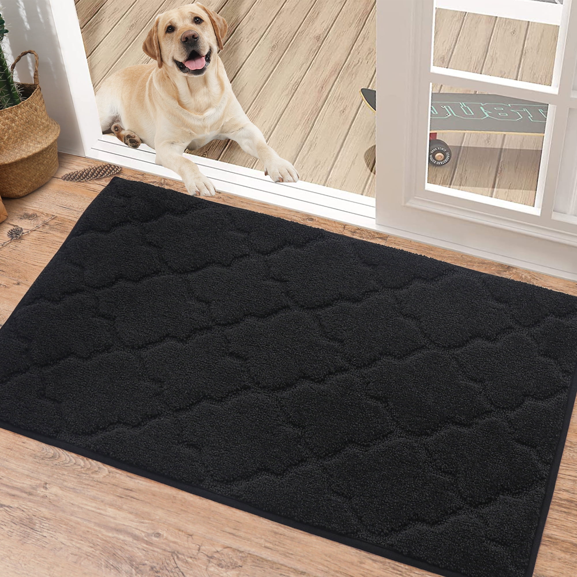 "COSY HOMEER 20""x32"" Indoor Non-Slip Doormat, Soft, Absorbent, Dirt ...