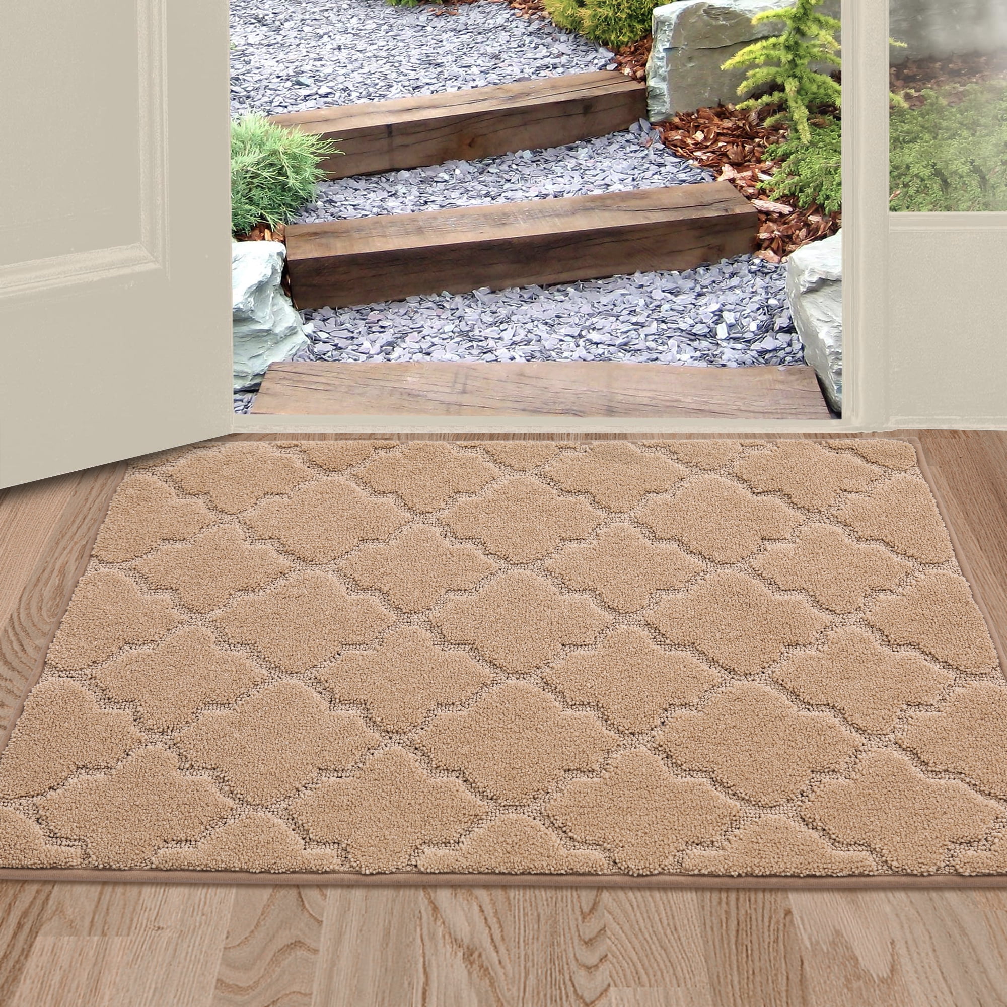 "COSY HOMEER 24""x36"" Indoor Doormat, Non-Slip, Absorbent, Dirt ...