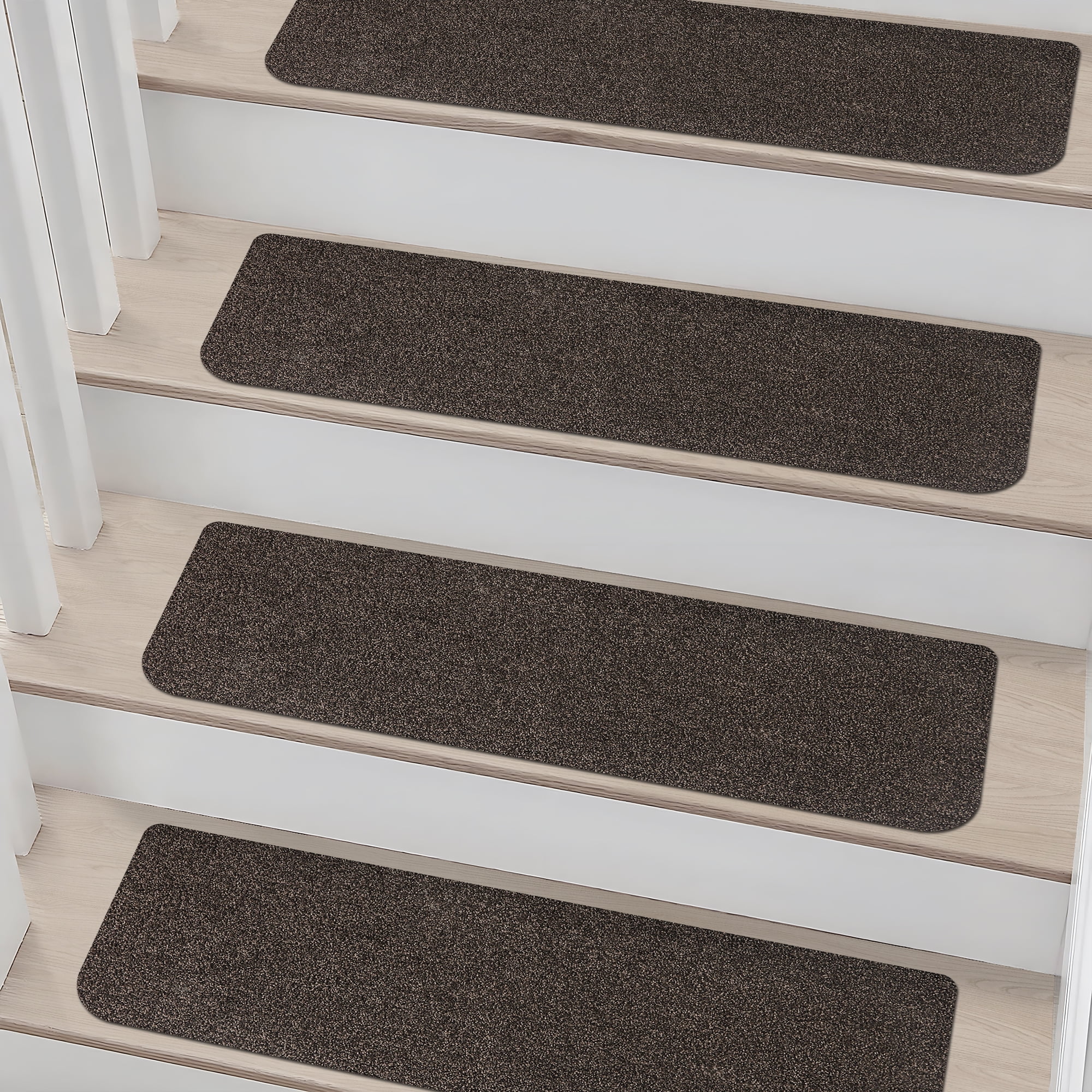"COSY HOMEER 28""x9"" Non-Slip Stair Treads (15 PCS), Suitable for Wood ...