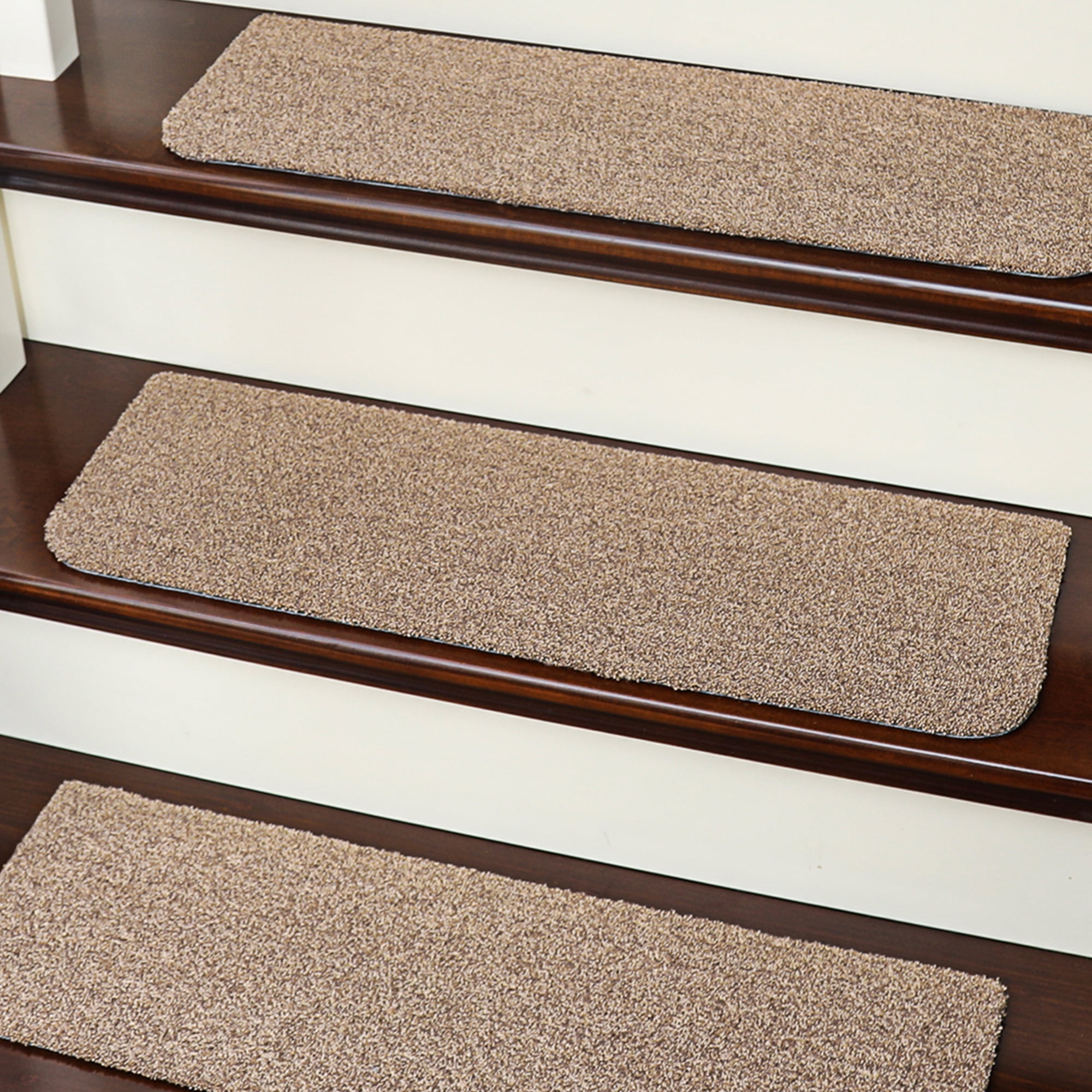 COSY HOMEER Stair Treads 28"x9"(15 PCS), Carpet Stair Treads for Wooden ...