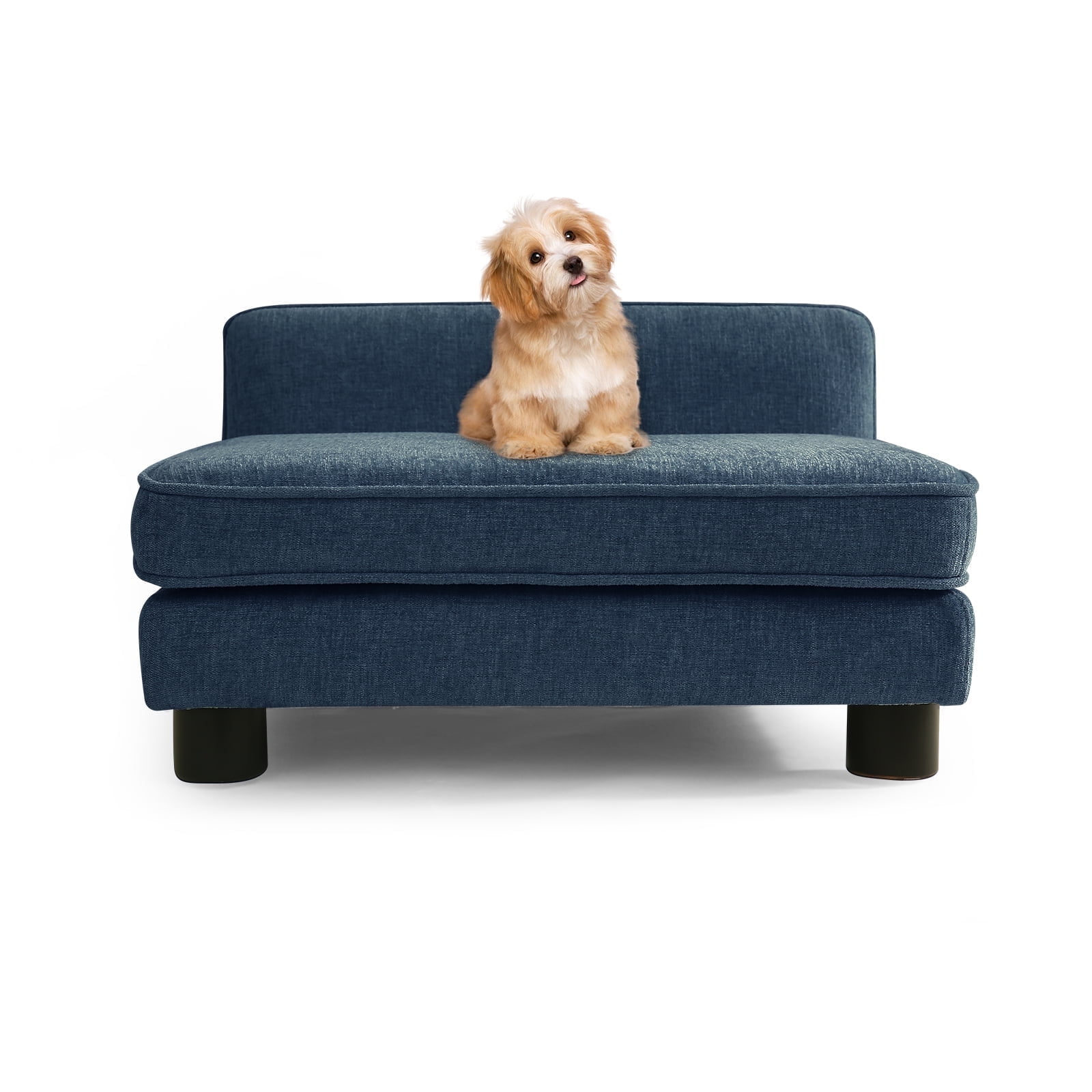 COSYJOY Chenille Pet Sofa 21" Dog Couch Bed for Dog Cat,Elevated Sofa ...