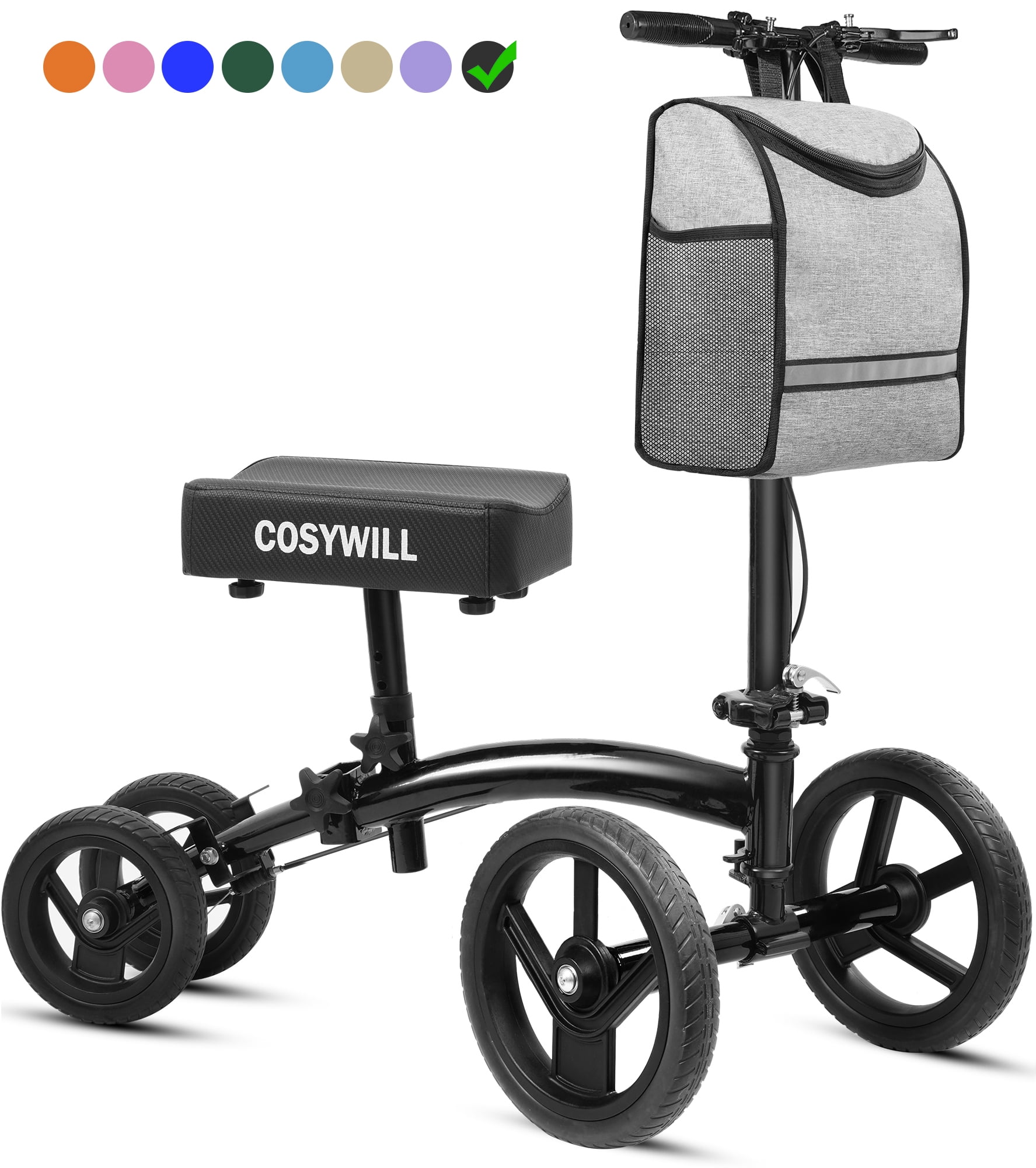 COSYWILL Steerable Knee Scooter,Economy Knee Walker,All Terrain ...