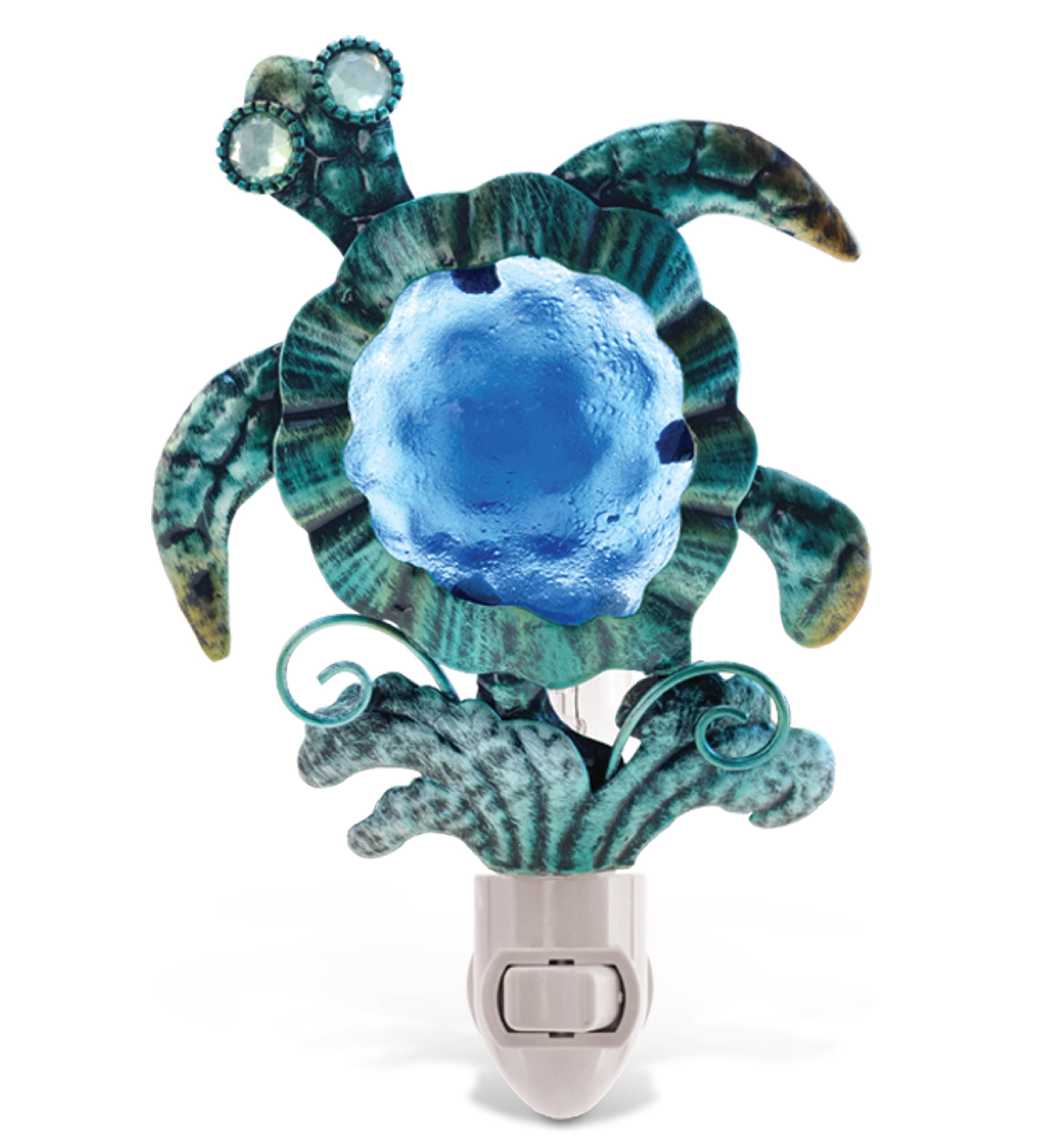 COTA Global Sea Turtle Night Light - Home Décor Wall Plug in Night ...