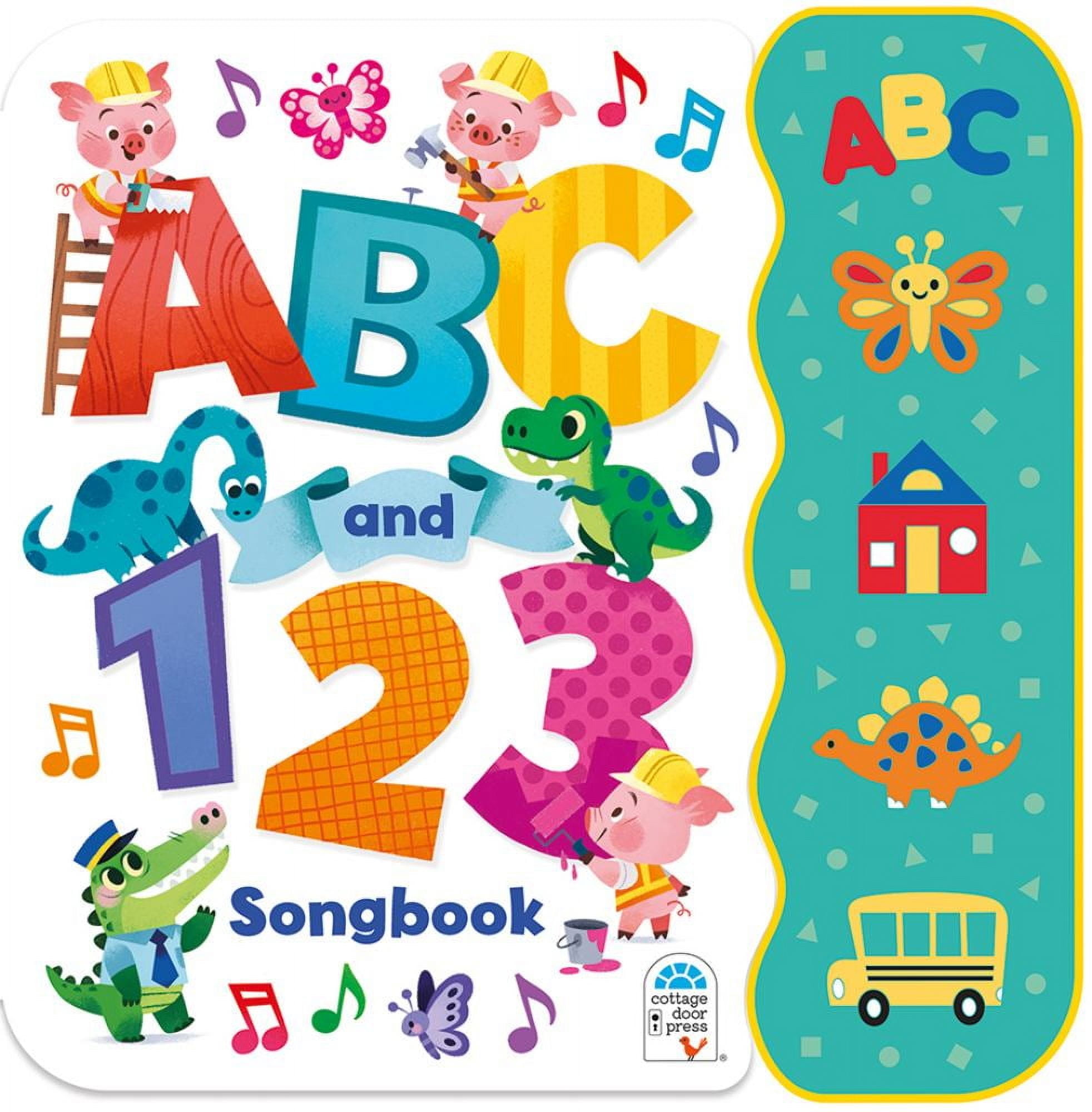 COTTAGE DOOR: ABC and 123 Songbook (Board Book) - Walmart.com