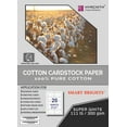 COTTON CARDSTOCK PAPER 100% COTTON PAPER 5"X7" 111 LB / 300 GSM 20 ...