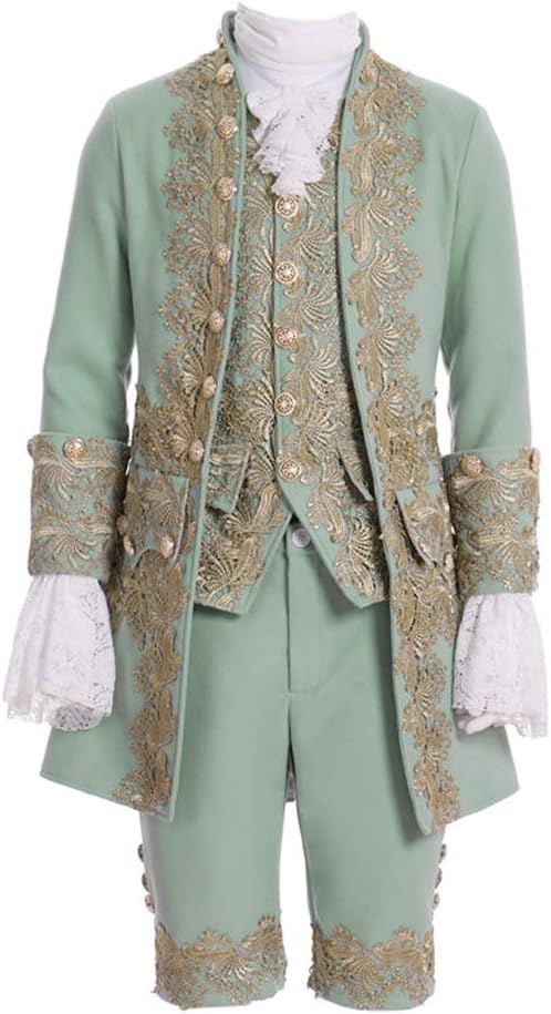 COUCOU Age Victorian Costume Men Rococo Costume Suit Jacket Vest Prince ...