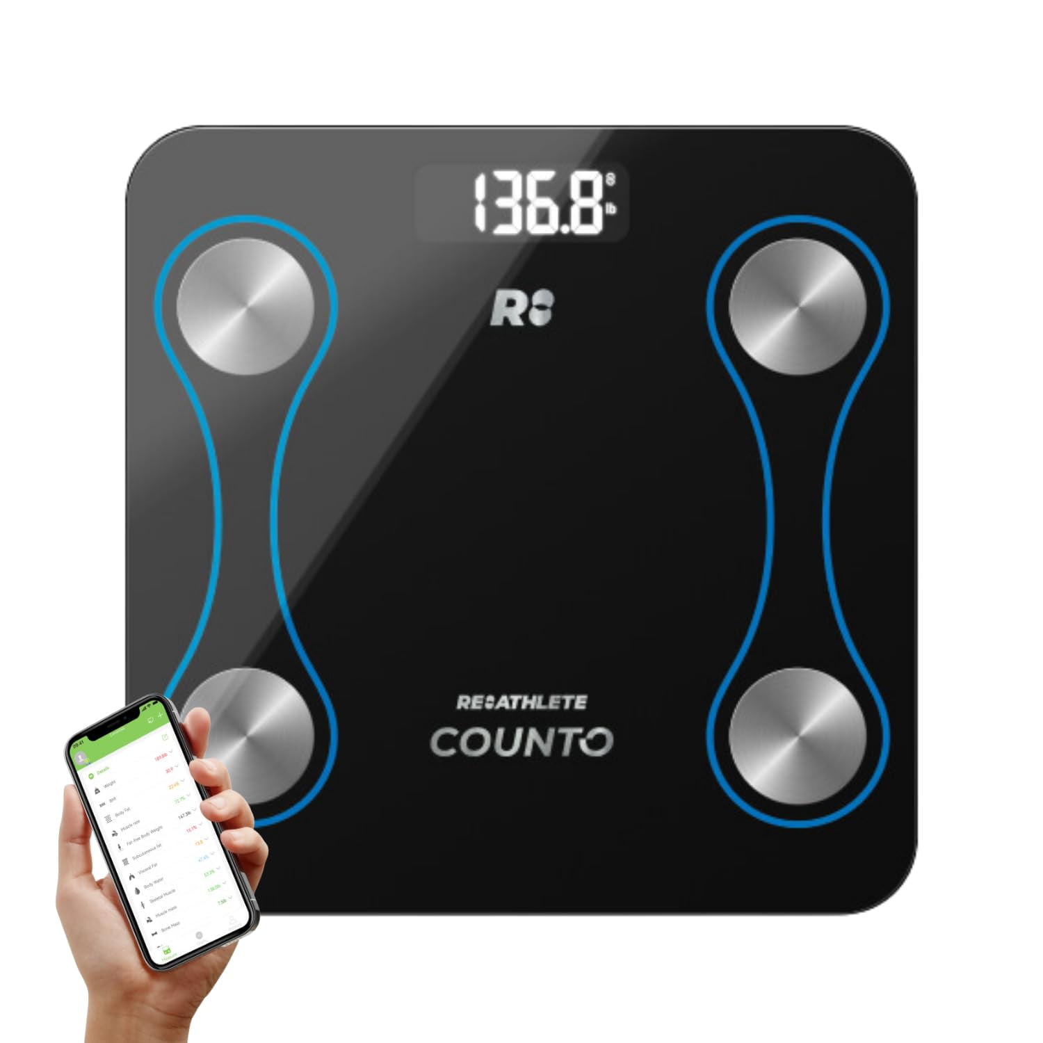 COUNTO Smart Scale- Digital Scale Measuring Body Parameters| Smart ...