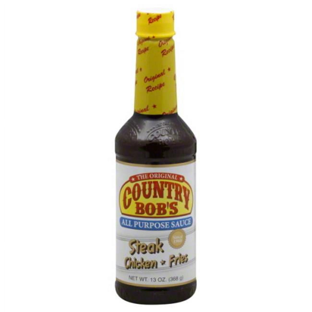Country Bob's All Purpose Sauce, 13 oz, Pack of 12 - Perfect for Steak ...