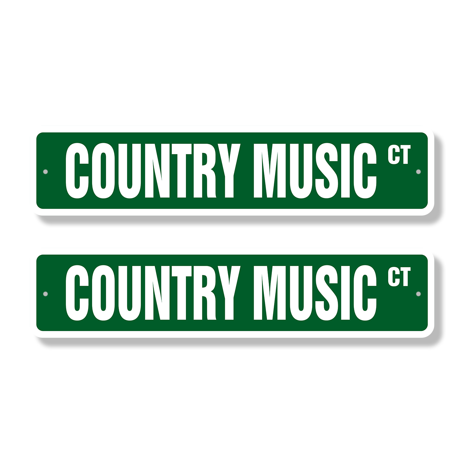 COUNTRY MUSIC Classic Street Sign (2 Pack) hillybilly music country ...