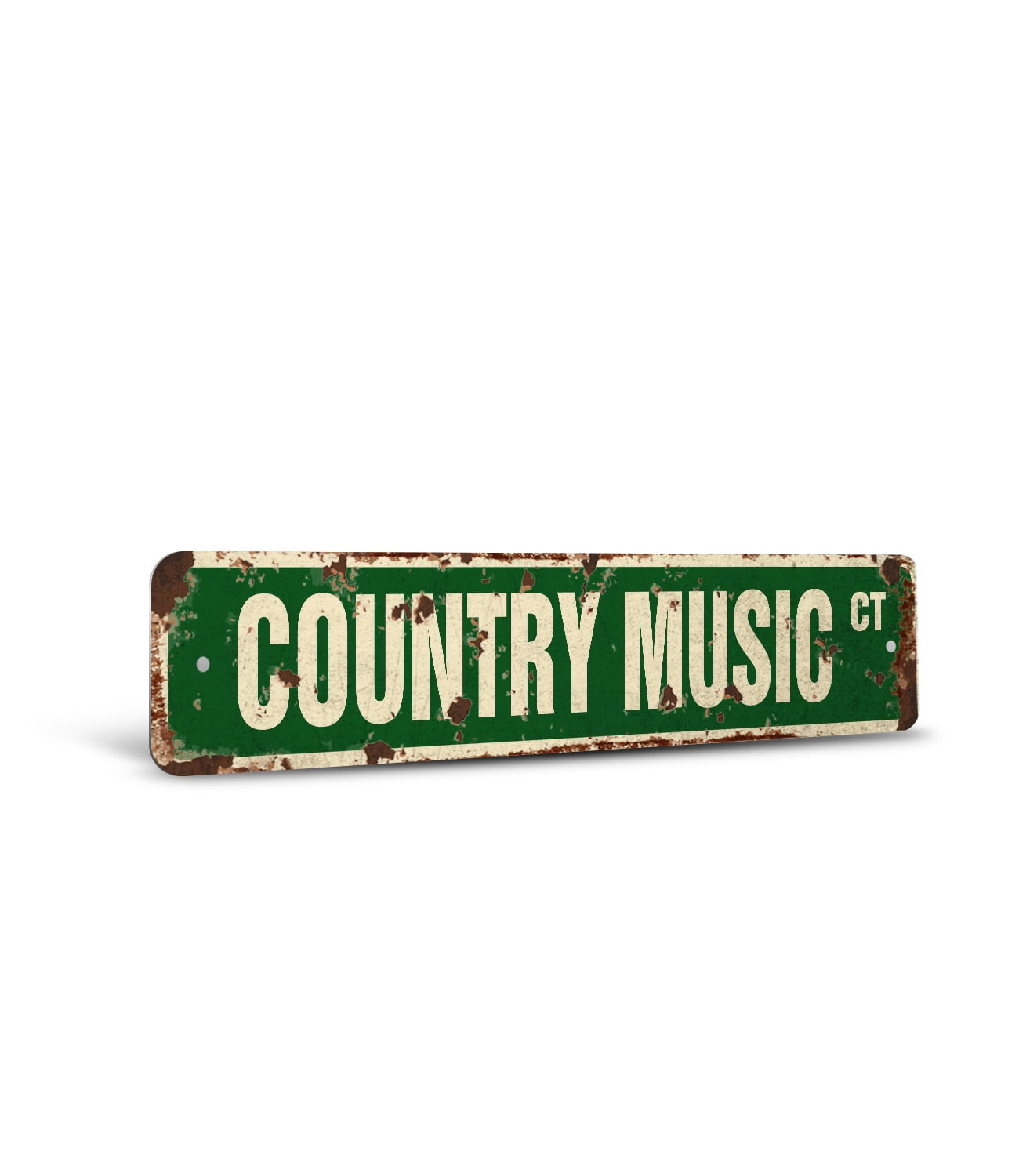 COUNTRY MUSIC Vintage Style Rustic Street Sign – Hillybilly Music ...