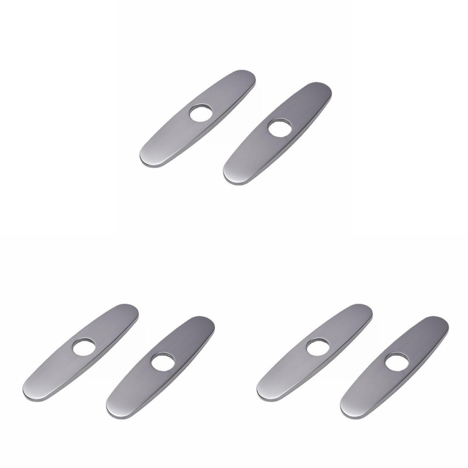 COURAGEDG 10 Inch Hole Cover Stainless Steel Plate Escutcheon For 1 Or ...
