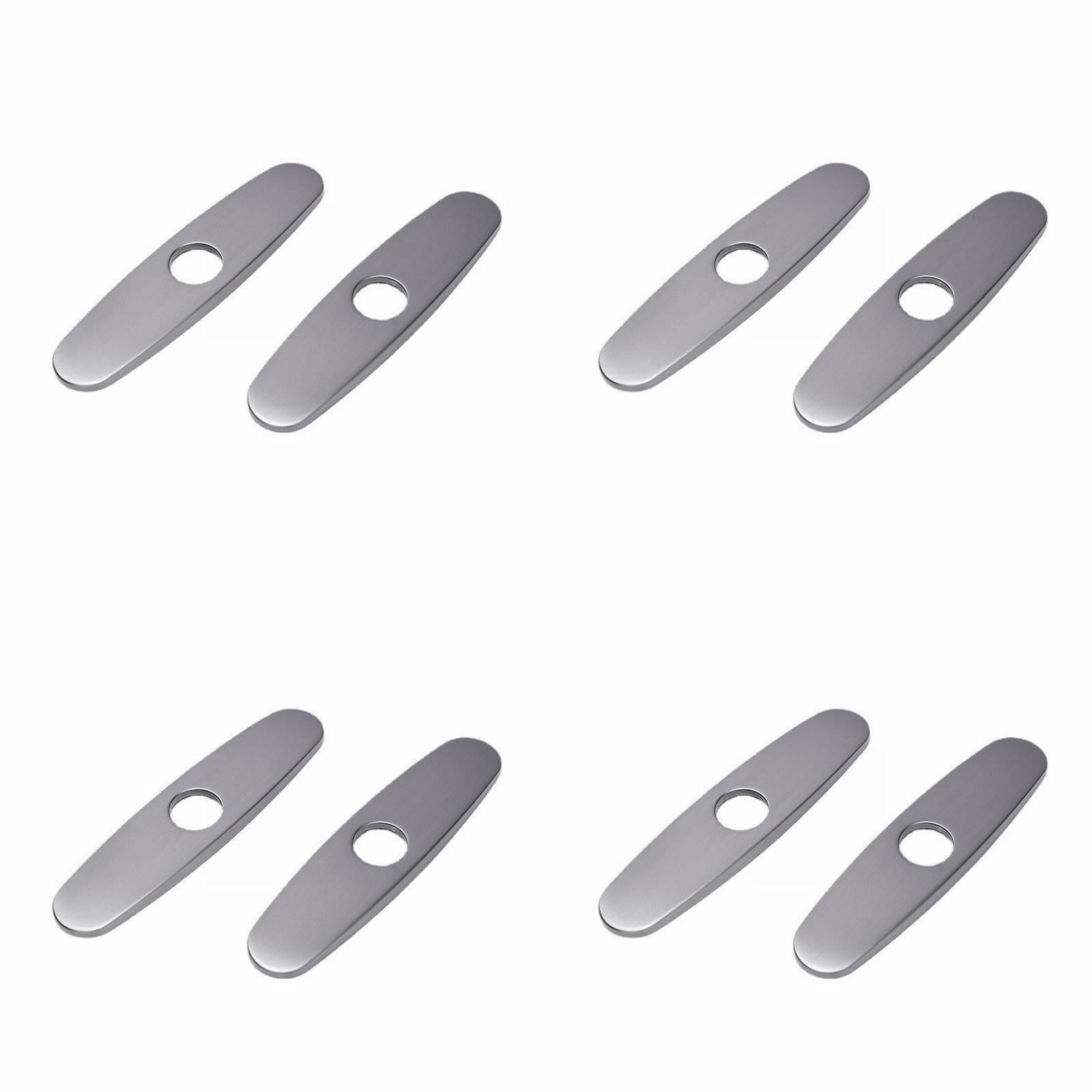 COURAGEDG 10 Inch Hole Cover Stainless Steel Plate Escutcheon For 1 Or ...
