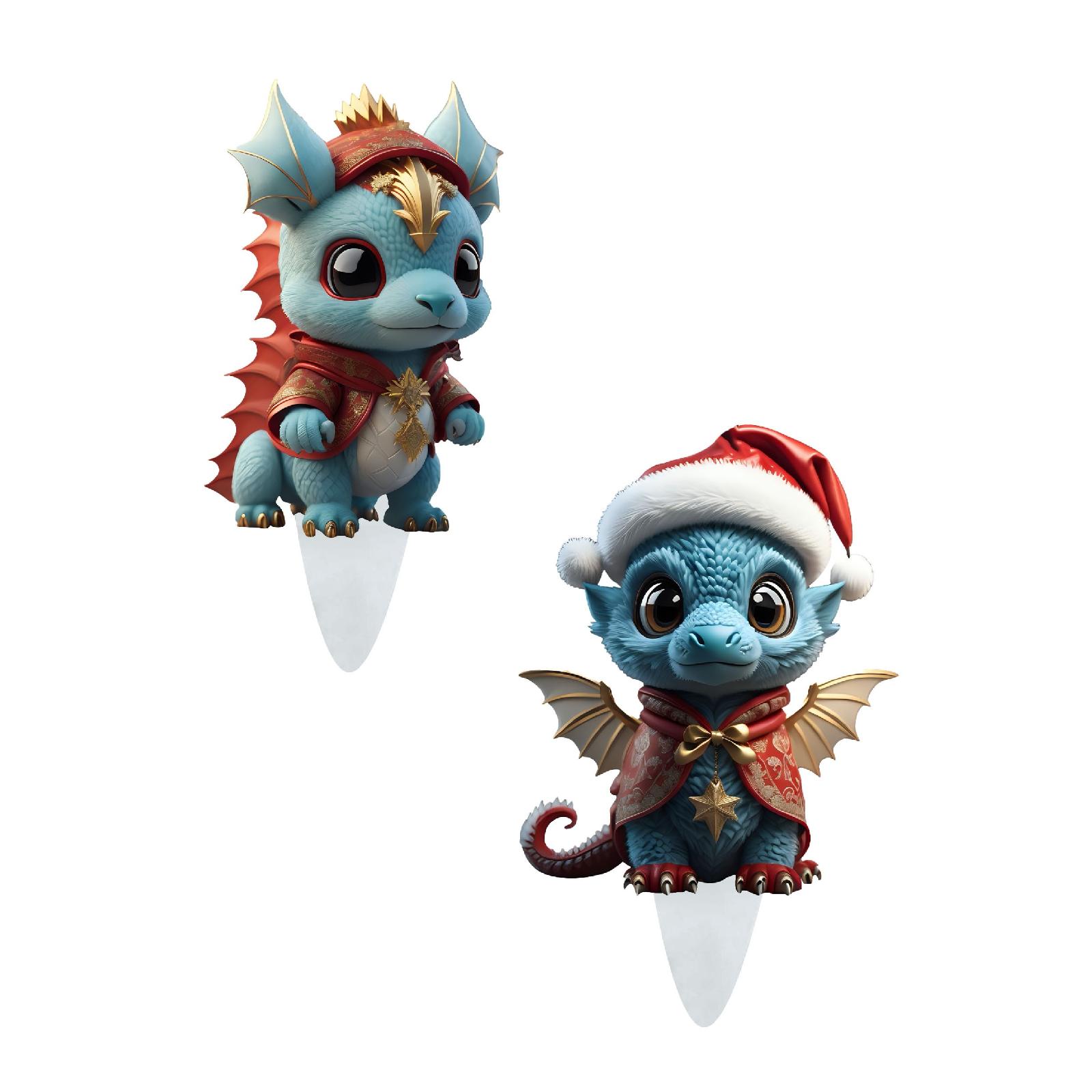 COURAGEDG Christmas Cute Ground Stake Insert Art Garden Decoration ...