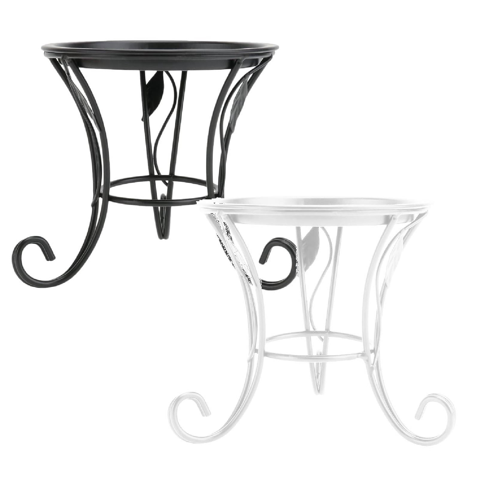 COURAGEDG Mini Table Top Flower Stand Flower Pot Stand Functional Art ...