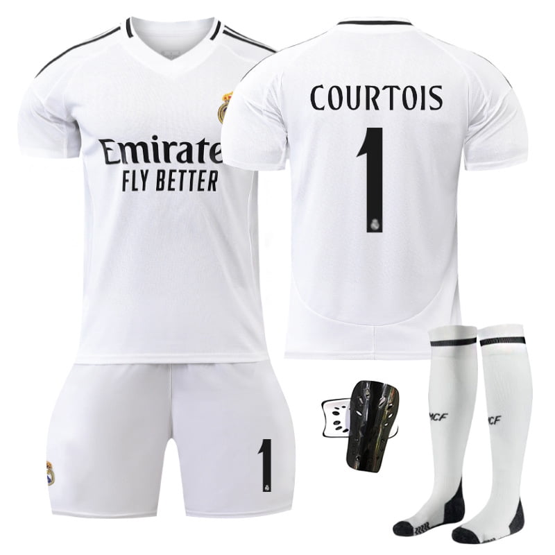 COURTOIS Number 1 2025-2026 Youth Soccer Jerseys for Boys & Girls 6-17 ...