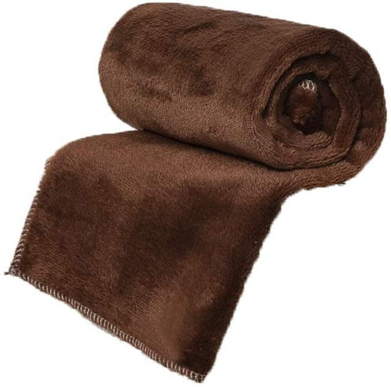 COUTEXYI 50x70CM Mini Super Soft Warm Solid Warm Micro Plush Fleece ...