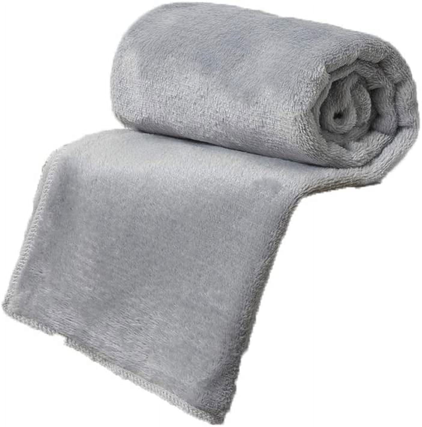 COUTEXYI 50x70CM Mini Super Soft Warm Solid Warm Micro Plush Fleece ...