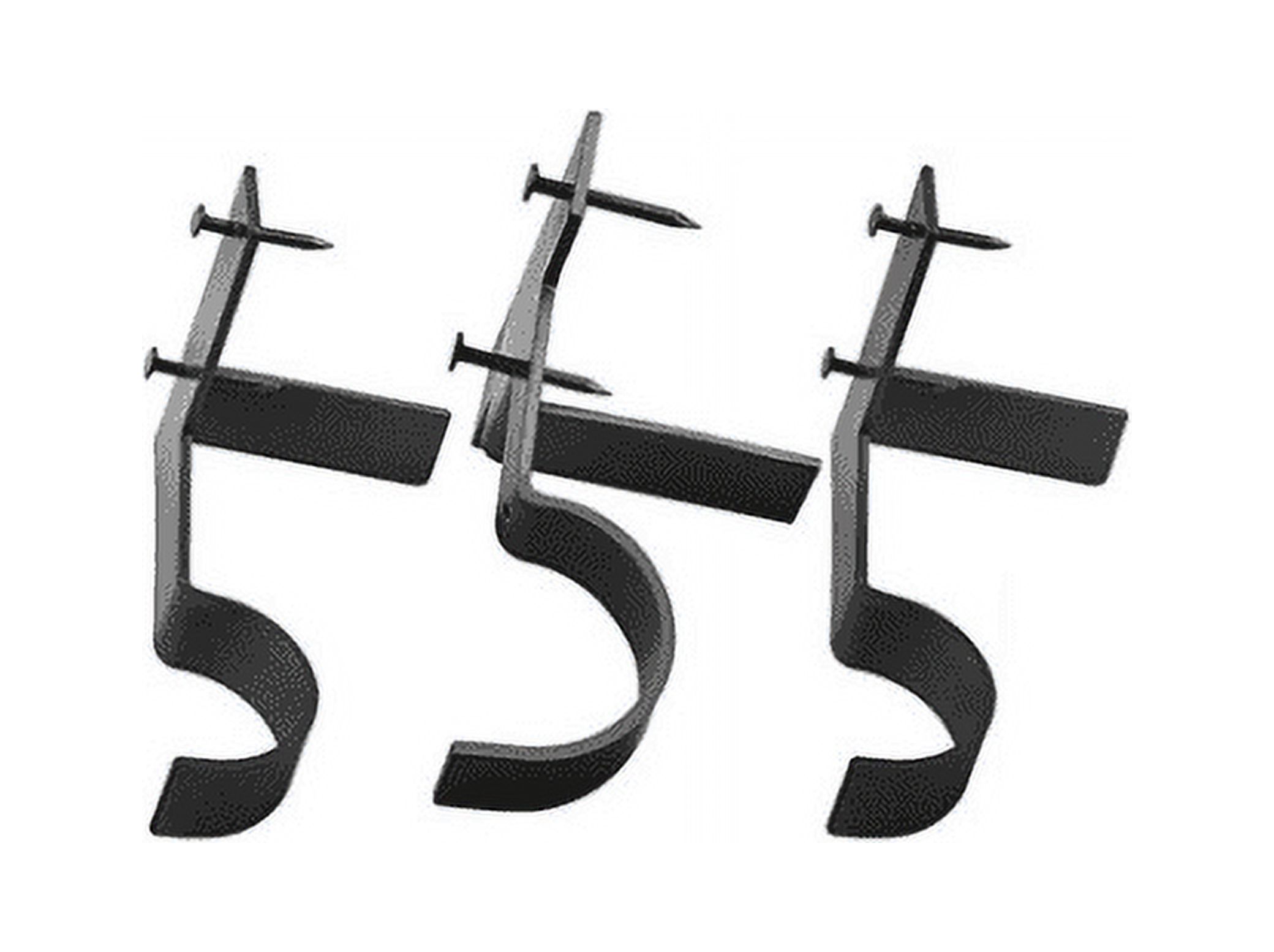 COUTEXYI Hang Double Center Support Curtain Rod Bracket Window Frame ...