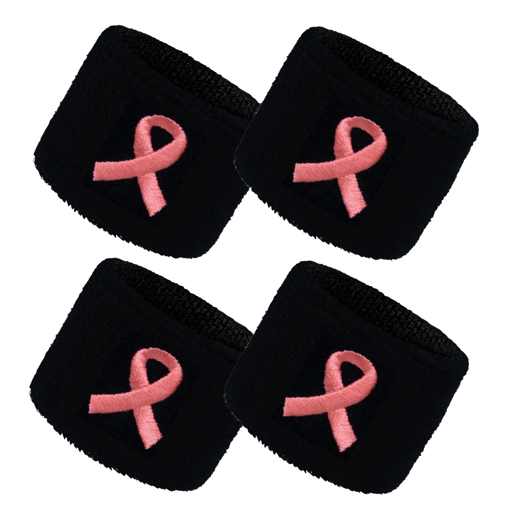 COUVER 2.5 Inch Embroidered Bone Cancer Ribbon Black Athletic ...