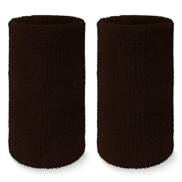Suddora 6" Solid Color Cotton-Blend Doublewide Wrist or Arm Sweatbands ...