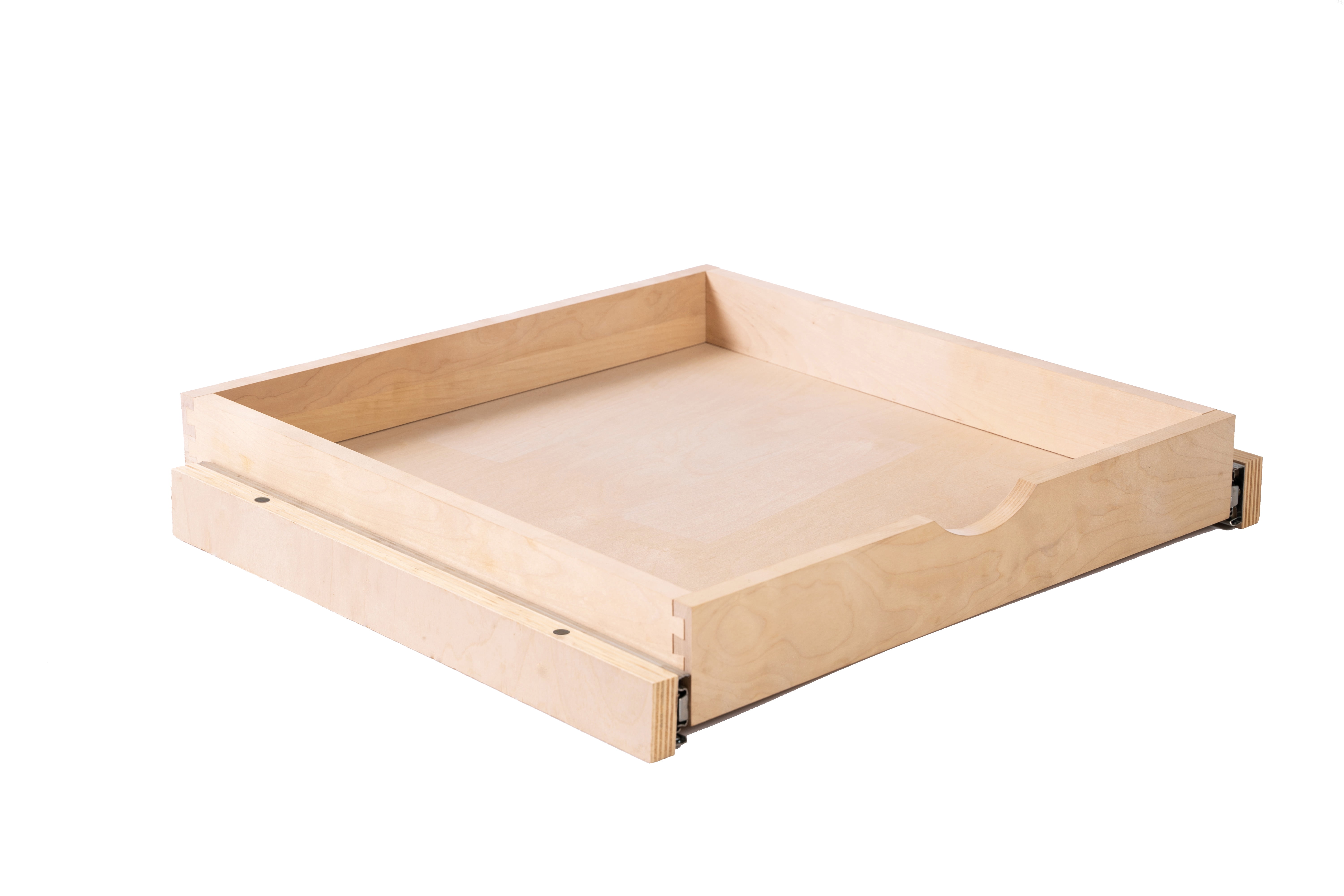 COUVER Wood Drawer Organizer, Bottom Mount Slide Out Cabinet Shelf, 28. ...