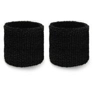 Suddora Adult Solid Color Cotton-Blend Zipper Pouch Wristband, Purple ...