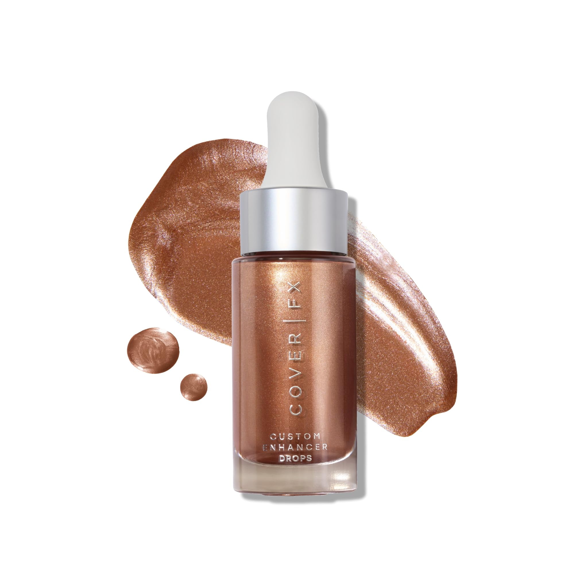 COVER FX Custom Enhancer Drops - Candlelight: Classic Bronze Finish ...