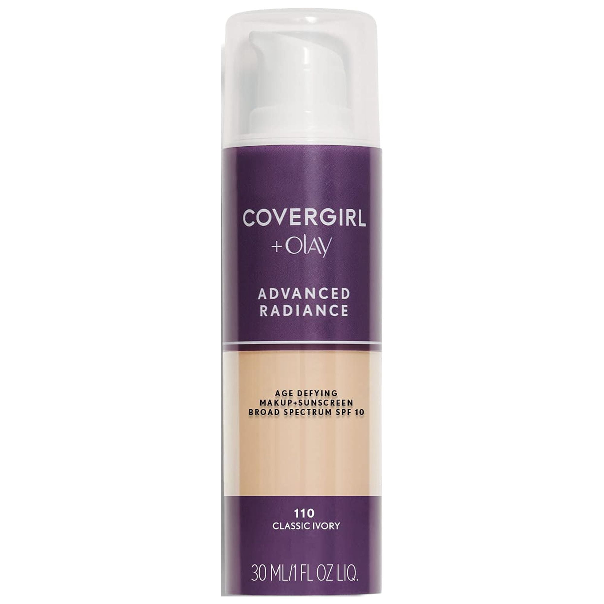COVERGIRL Advanced Radiance Age Defying Liquid Foundation in Classic ...