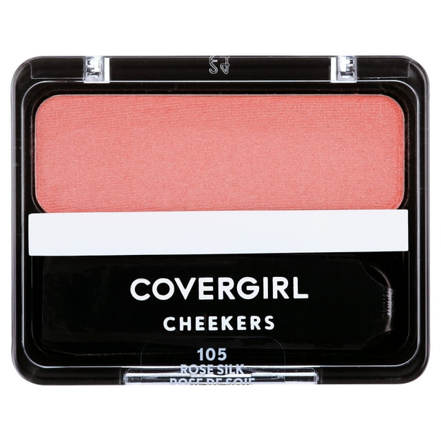 COVERGIRL Cheekers Blendable Powder Blush, 105 Rose Silk, 0.12 oz ...