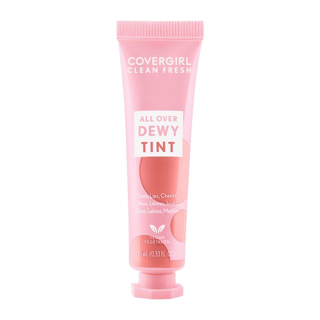 COVERGIRL Clean Fresh All Over Dewy Tint, Dreamy Pink 400, 0.33 fl oz ...