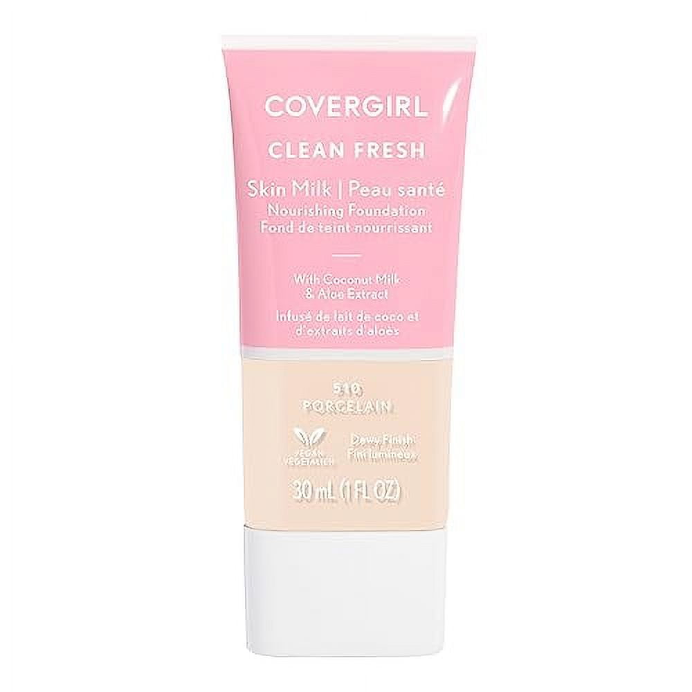 COVERGIRL Clean Fresh Skin Milk Foundation, Hydrating Foundation, Vegan ...