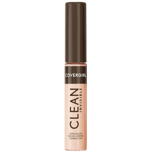 COVERGIRL Clean Invisible Liquid Concealer, 107 Light Beige, 0.23 fl oz ...