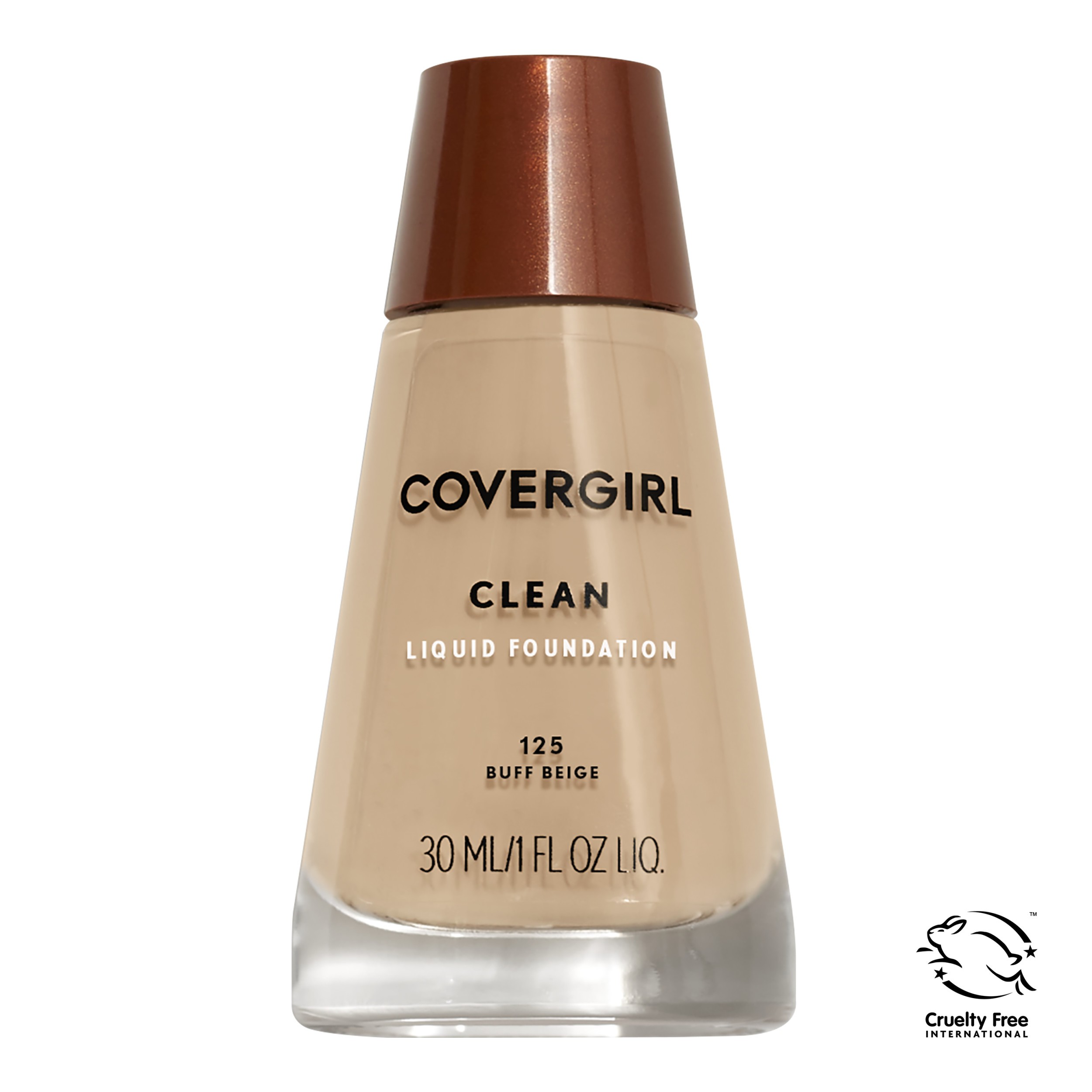 CoverGirl Clean Sensitive Skin Liquid Foundation, Buff Beige 525, 1 oz ...